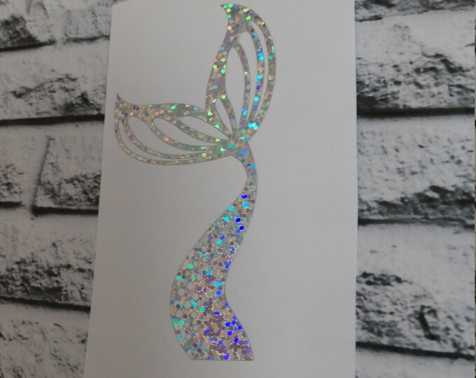 Mermaid Tail Decal. Mermaid Tail Car Window Sticker. RTIC YETI Vinyl ...