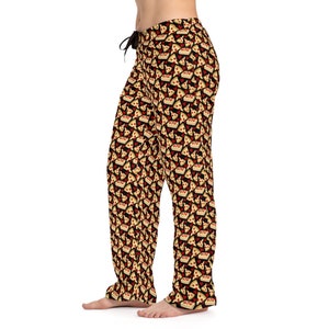 Pizza Pajama Pants, Pizza Valentine Pajamas, Womens Pizza Pajamas ...
