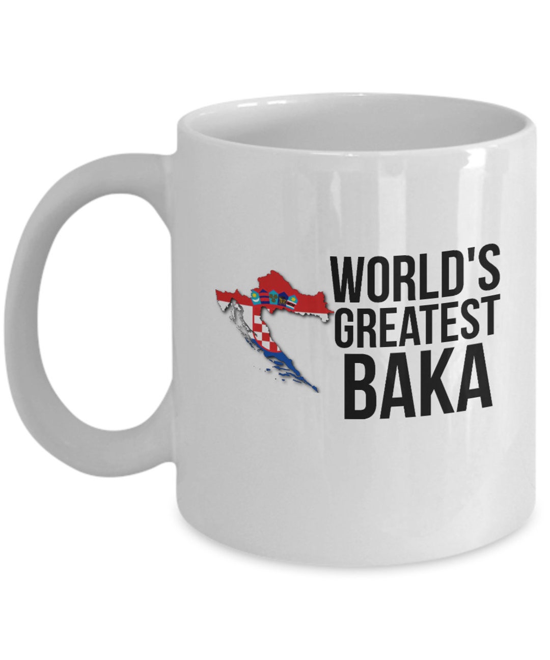Baka Mug, Croatian Grandmother Coffee Cup, Baka Coffee Mug, Baka Cup ...