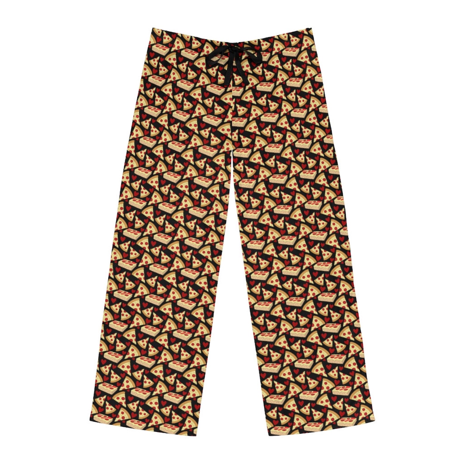 Pizza Pajama Pants, Pizza Valentine Pajamas, Men's Pizza Pajamas, Pizza ...