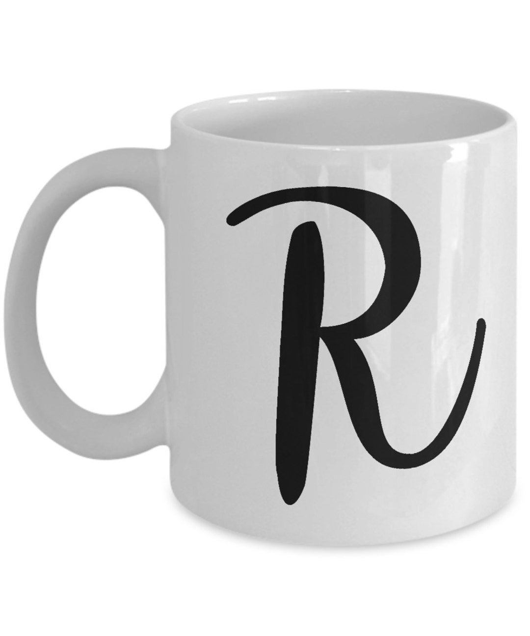 Initial Mug - Monogram Gifts With Letter R - Cute Name Coffee Mug ...
