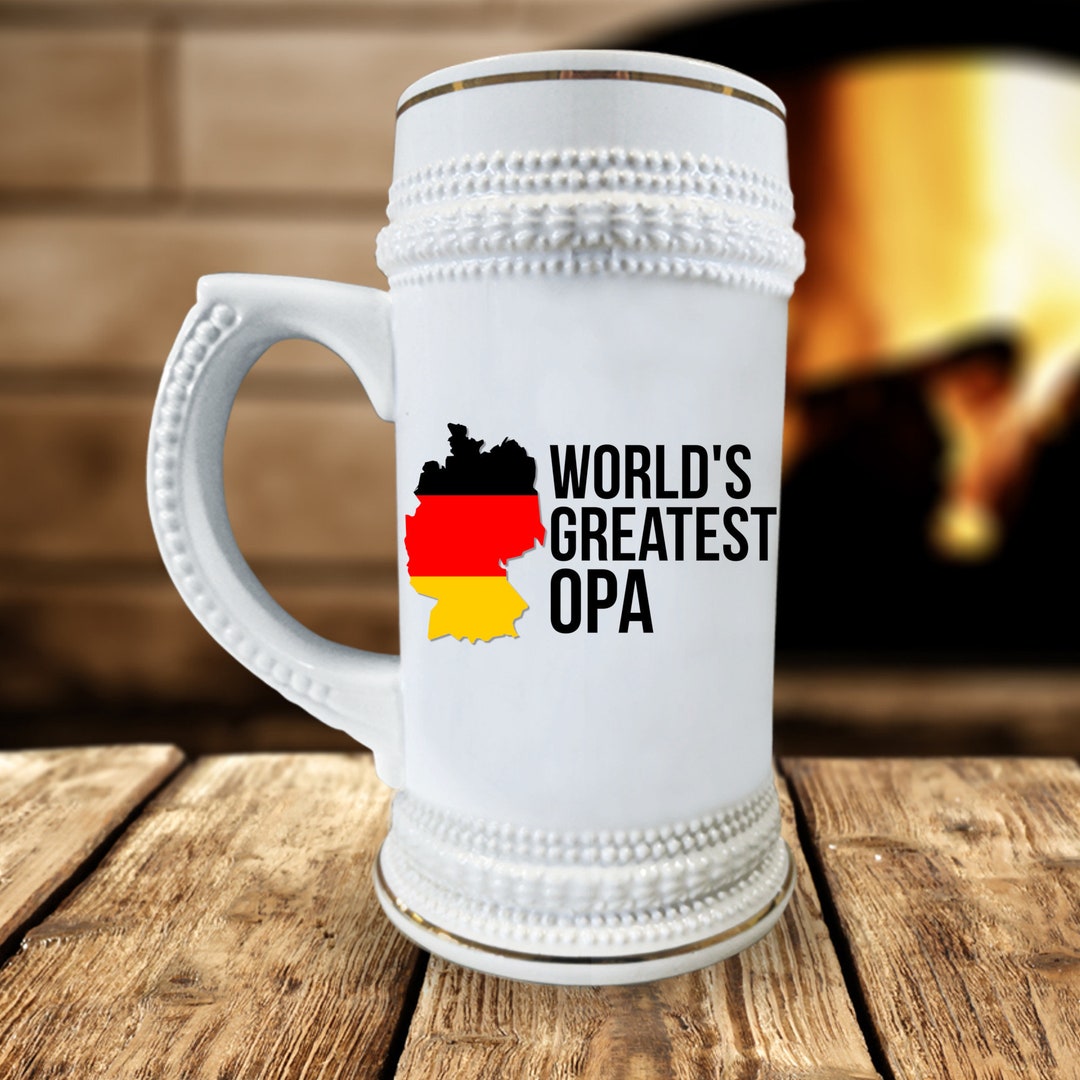 Opa Beer Mug, Opa Beer Stein, Opa Mug, Opa Christmas Gift, Opa Gifts ...