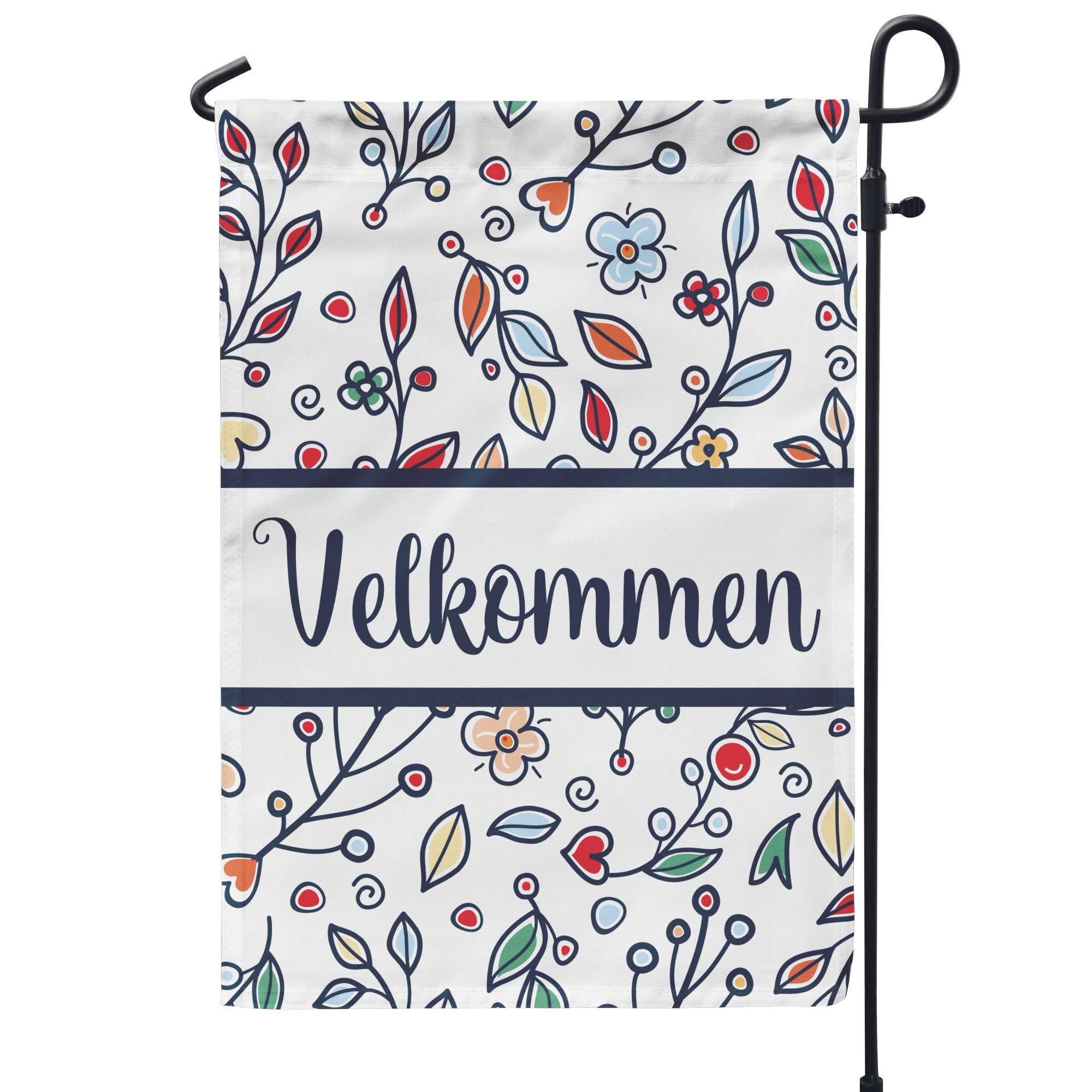 Velkommen Welcome Sign, Velkommen Garden Flag, Velkommen Sign ...