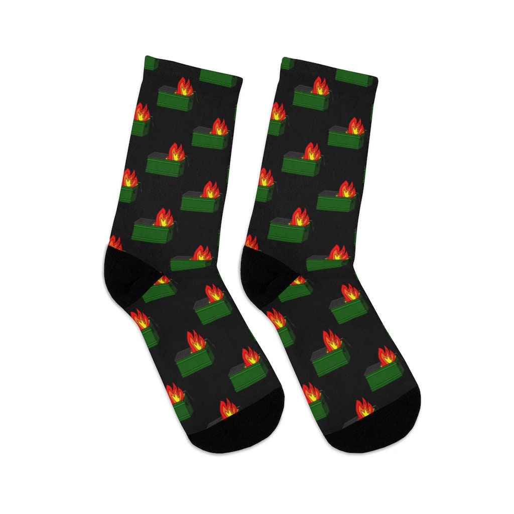 Dumpster Fire Socks 2021 Socks Funny Socks 2021 Pandemic | Etsy