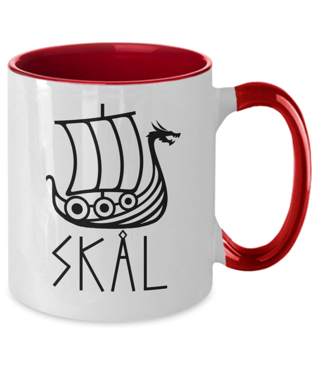 Viking Mug Viking Coffee Cup Nordic Mug Swedish Viking - Etsy