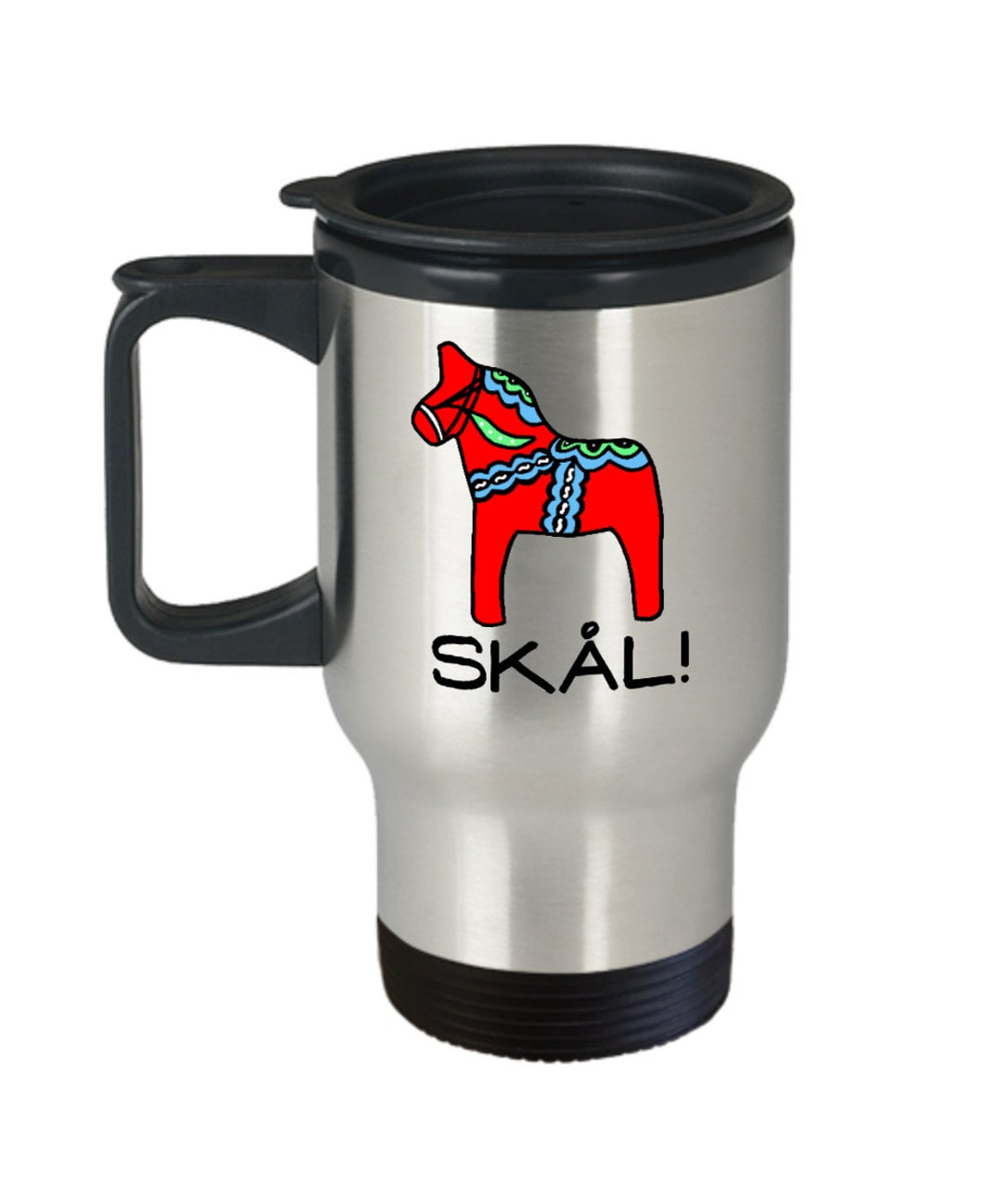 Sweden Coffee Mug, Dala Horse Mug, Swedish Coffee Mug, Sweden Mug ...
