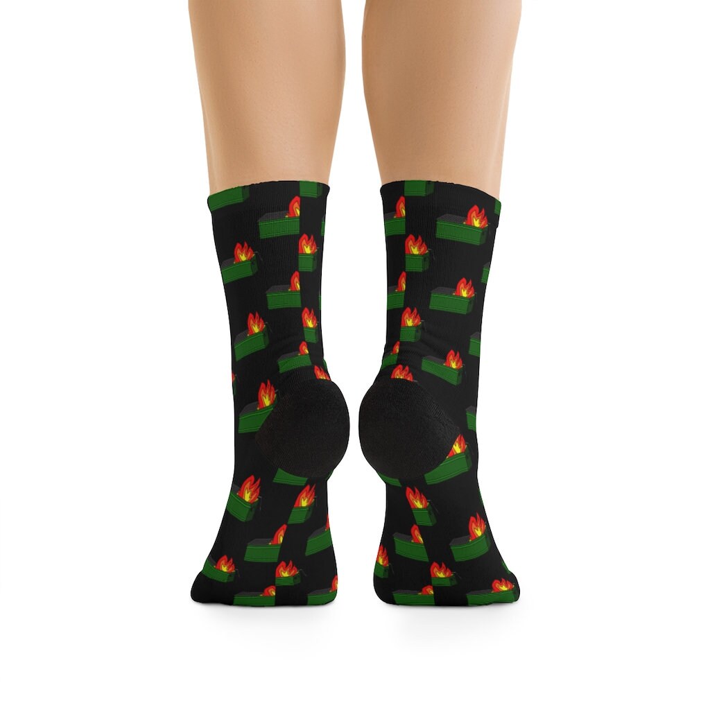 Dumpster Fire Socks 2021 Socks Funny Socks 2021 Pandemic - Etsy