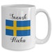 Swedish Coffee Mug Scandinavian Mug Sweden Coffee Mugs - Etsy