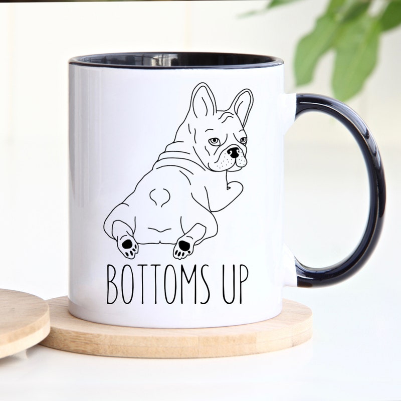 French Bull Dog Coffee Cups - Etsy