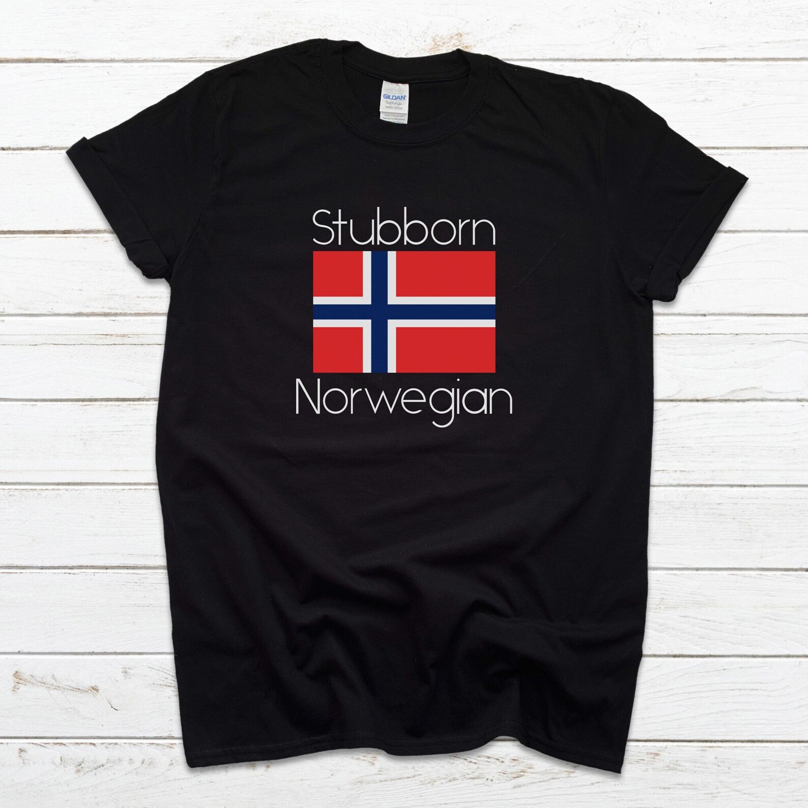 Stubborn Norwegian Shirt, Funny Norwegian Shirts, Norwegian Tshirt ...