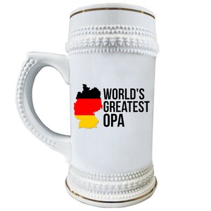 Opa Beer Mug, Opa Beer Stein, Opa Mug, Opa Christmas Gift, Opa Gifts ...