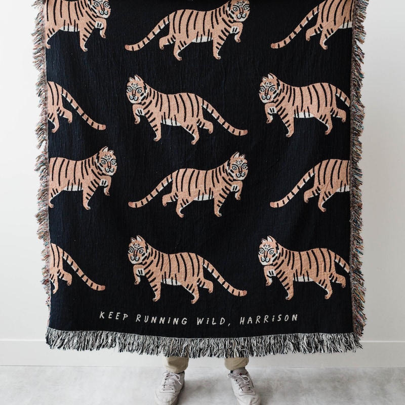 Mexican Tiger Blanket - Etsy