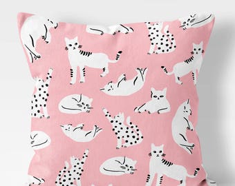 Pink Throw Pillow - Etsy