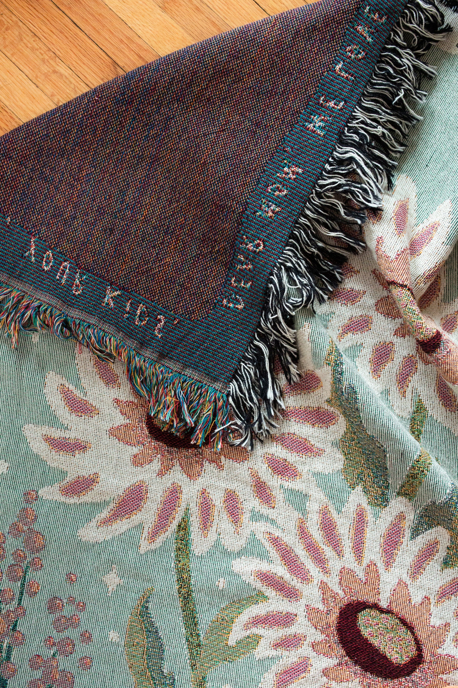 Custom Message Blanket: Personalized Gift for Mom Woven Throw - Etsy