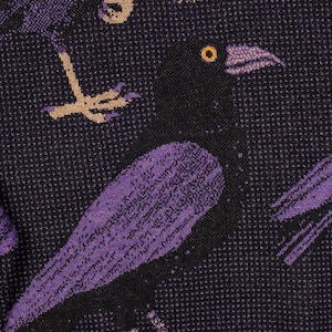 Crow Sweater: Dark Cottagecore, Halloween Knit Crewneck, Spooky Cute ...