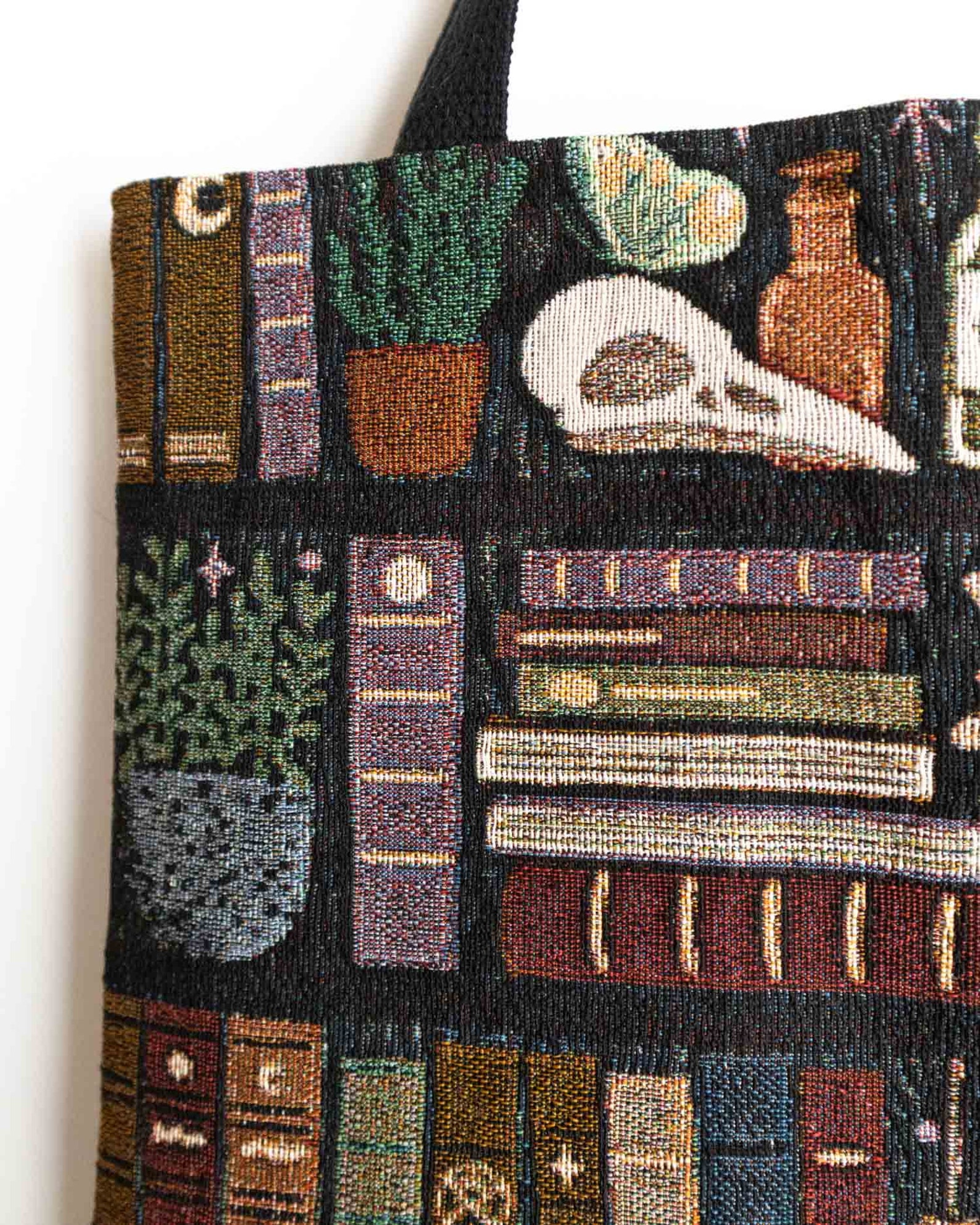 Witches Bookshelf Bag: Woven Tapestry Tote, Whimsigoth Goth Occult ...