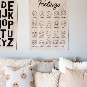 Feelings Tapestry: Woven Wall Hanging for Nursery, Kids Bedroom or ...