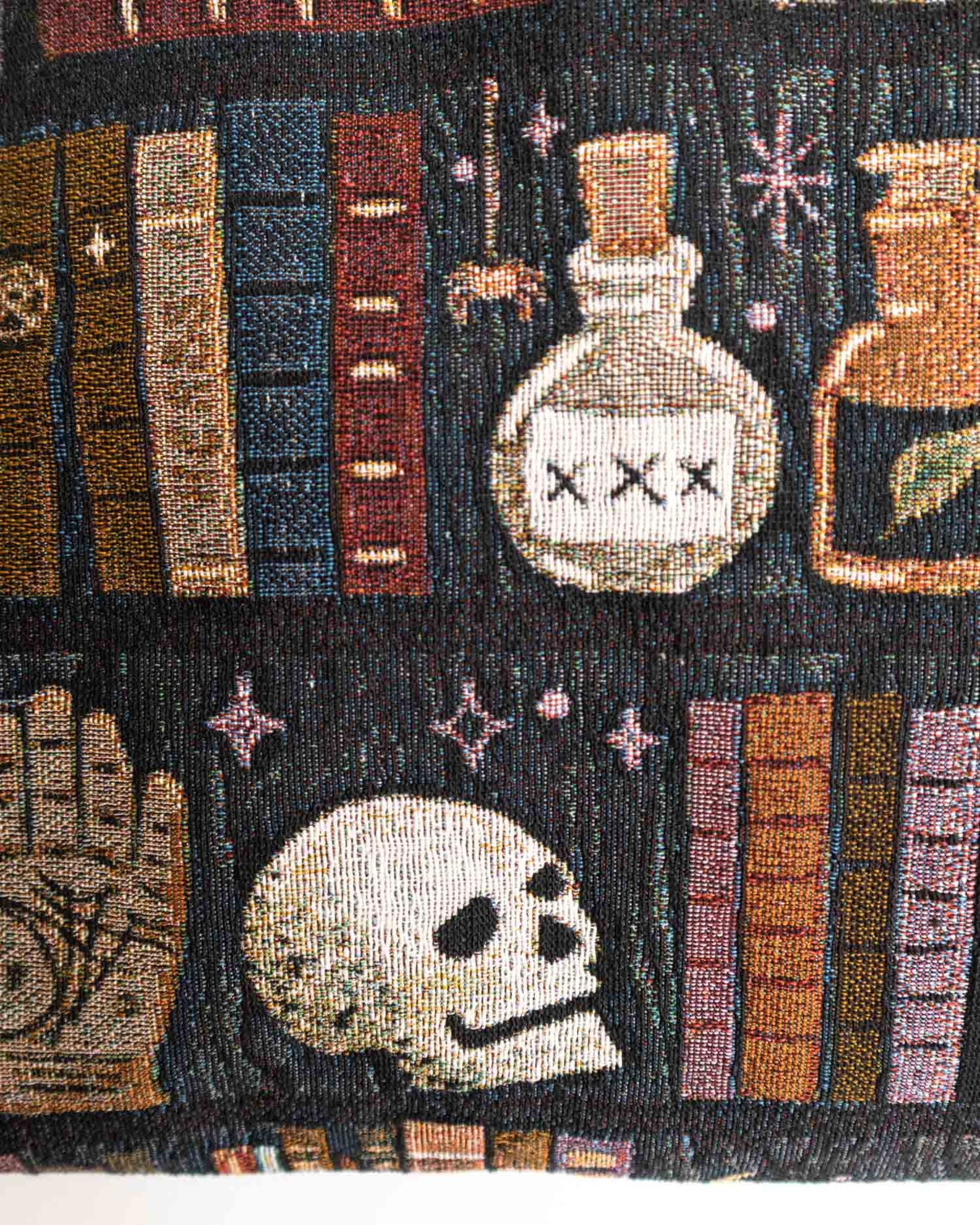 Witches Bookshelf Bag: Woven Tapestry Tote, Whimsigoth Goth Occult ...