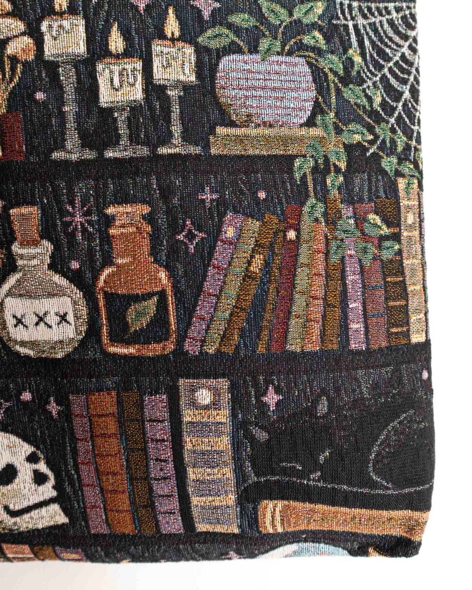 Witches Bookshelf Bag: Woven Tapestry Tote, Whimsigoth Goth Occult ...