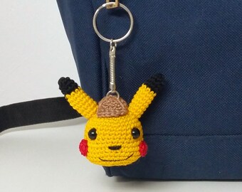 Pikachu keychain | Etsy