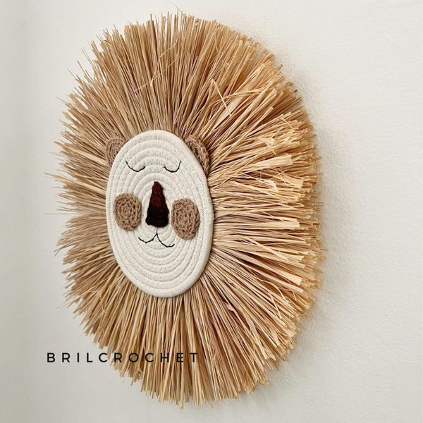 Straw Animal Head - Etsy UK