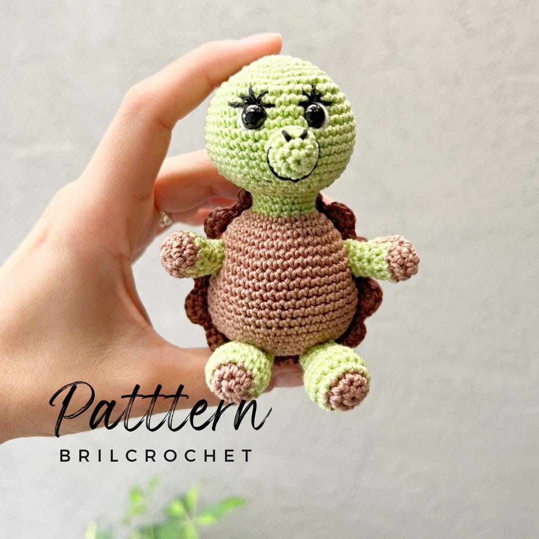 Pattern Turtle Crochet Amigurumi Create Your Own Adorable Small Turtle ...