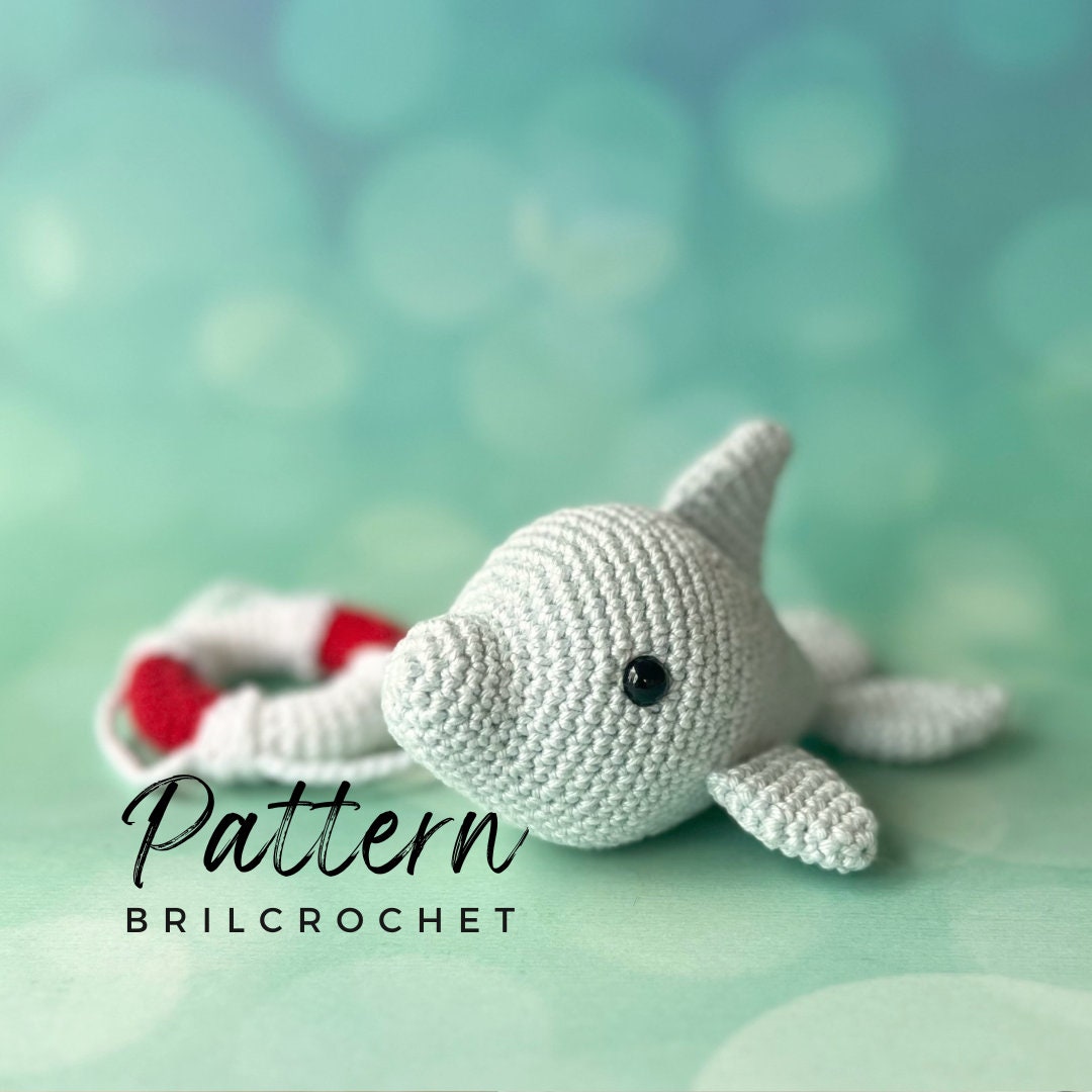Amigurumi Dolphin Crochet Pattern , Crochet Marine Pattern, Crochet ...