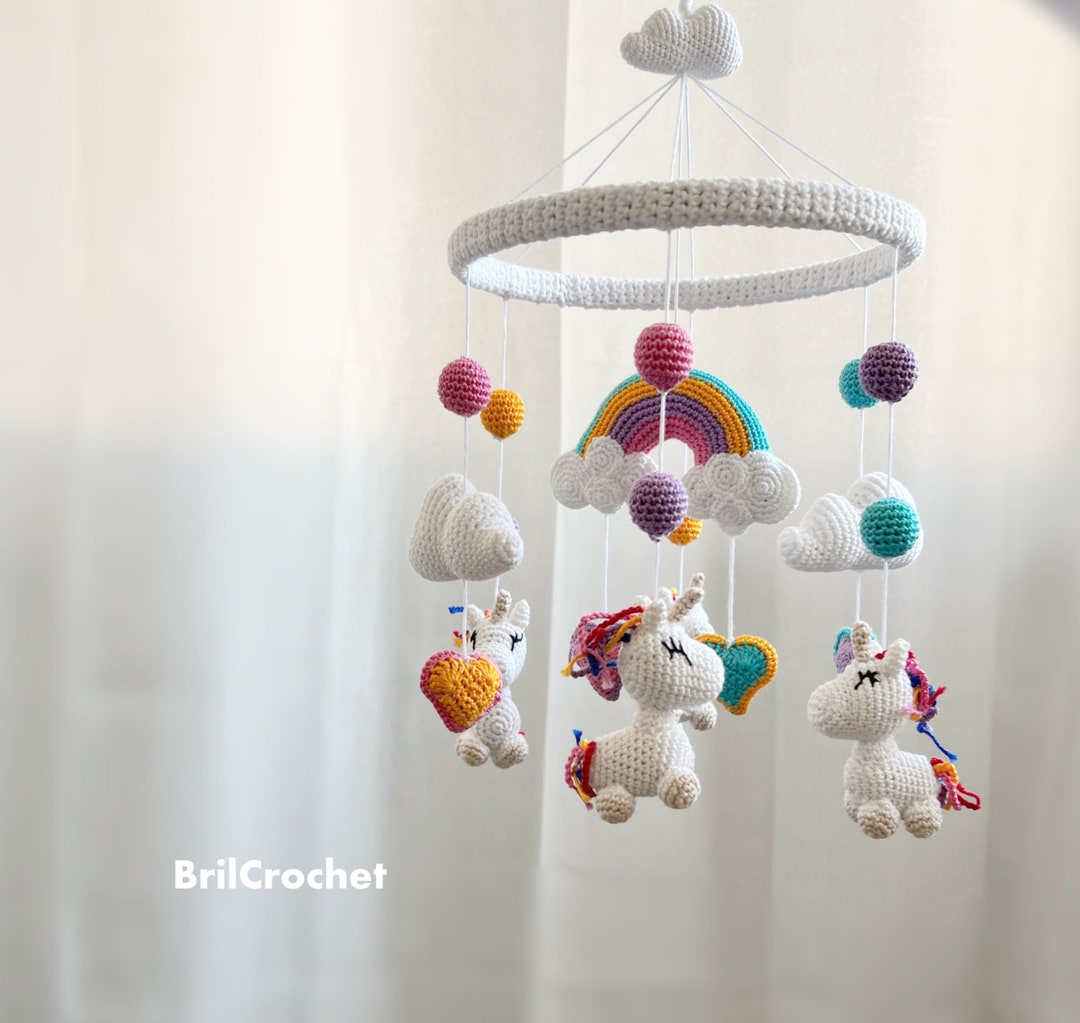 Enchanting Unicorn Baby Mobile Nursery Decor for a Magical - Etsy Israel