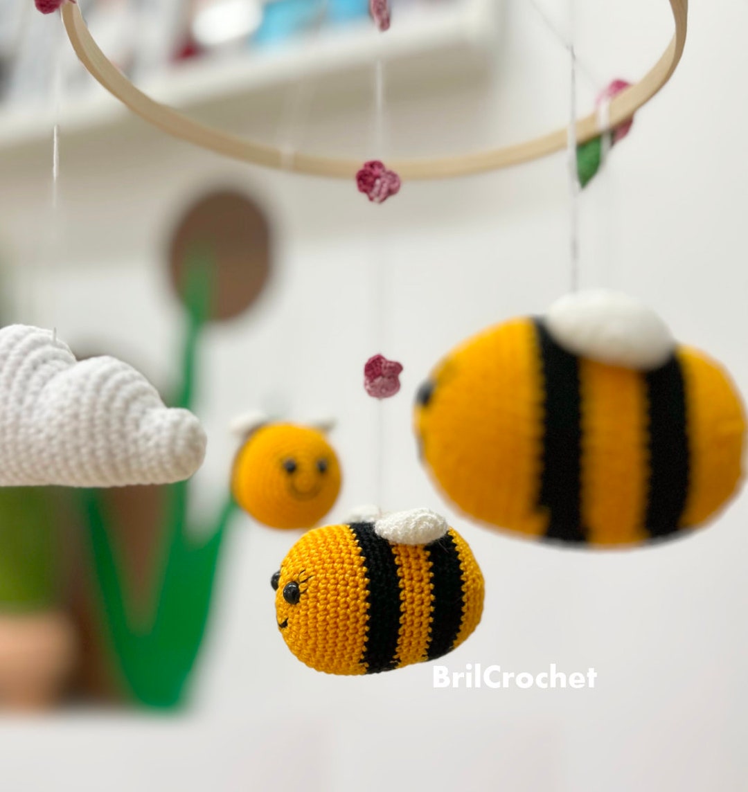 Ready-to-ship Bee Baby Mobile - Bee Theme Perfect Baby Gift for Showers ...