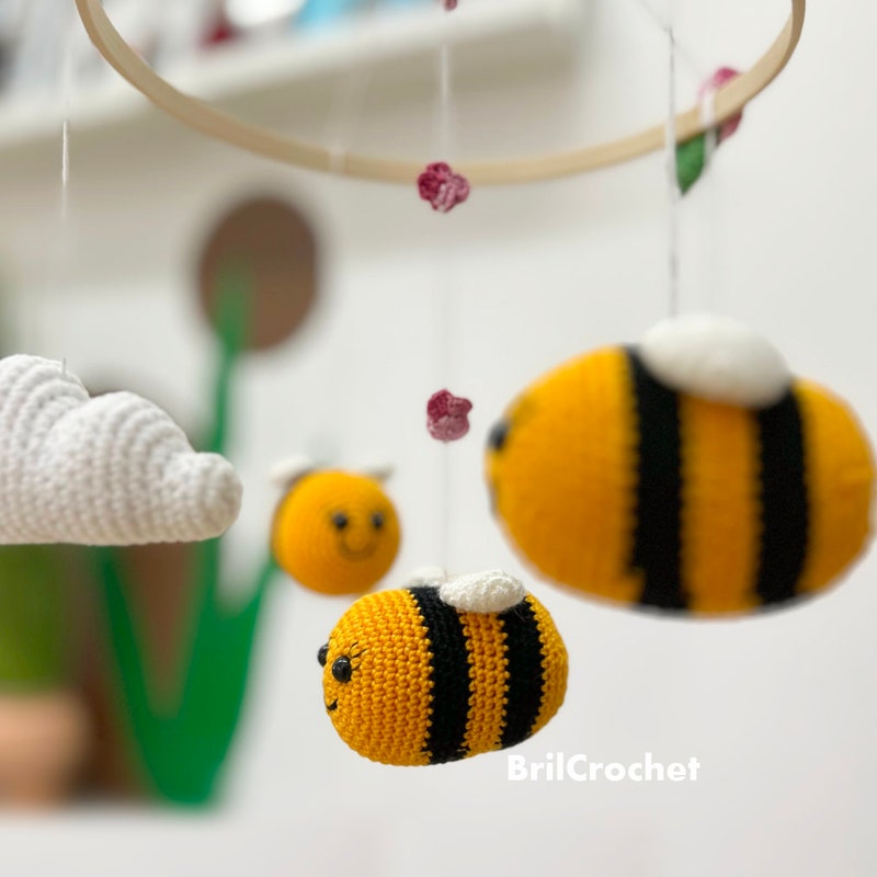 Bee Baby Mobile - Etsy