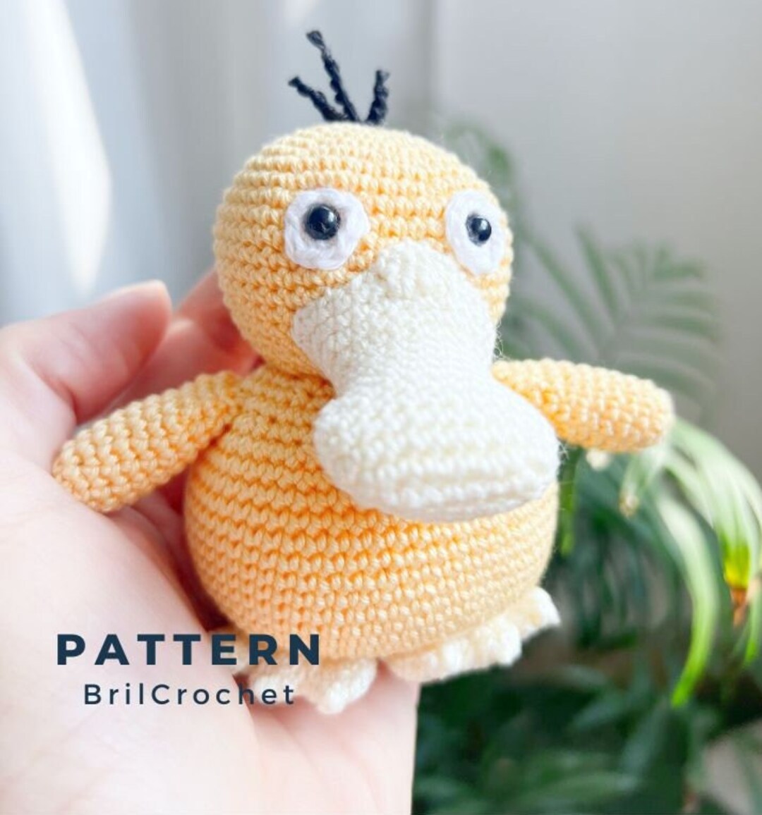 Psyduck Pokemon Crochet Pattern Create Your Own Adorable Small Psyduck ...
