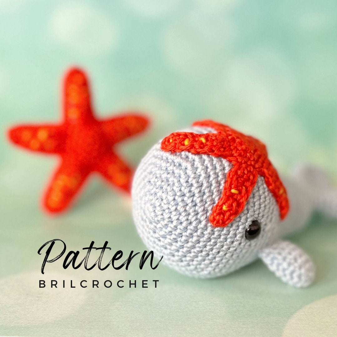 Amigurumi Whale Crochet Pattern Marine Animal PDF Tutorial - Stuffed ...