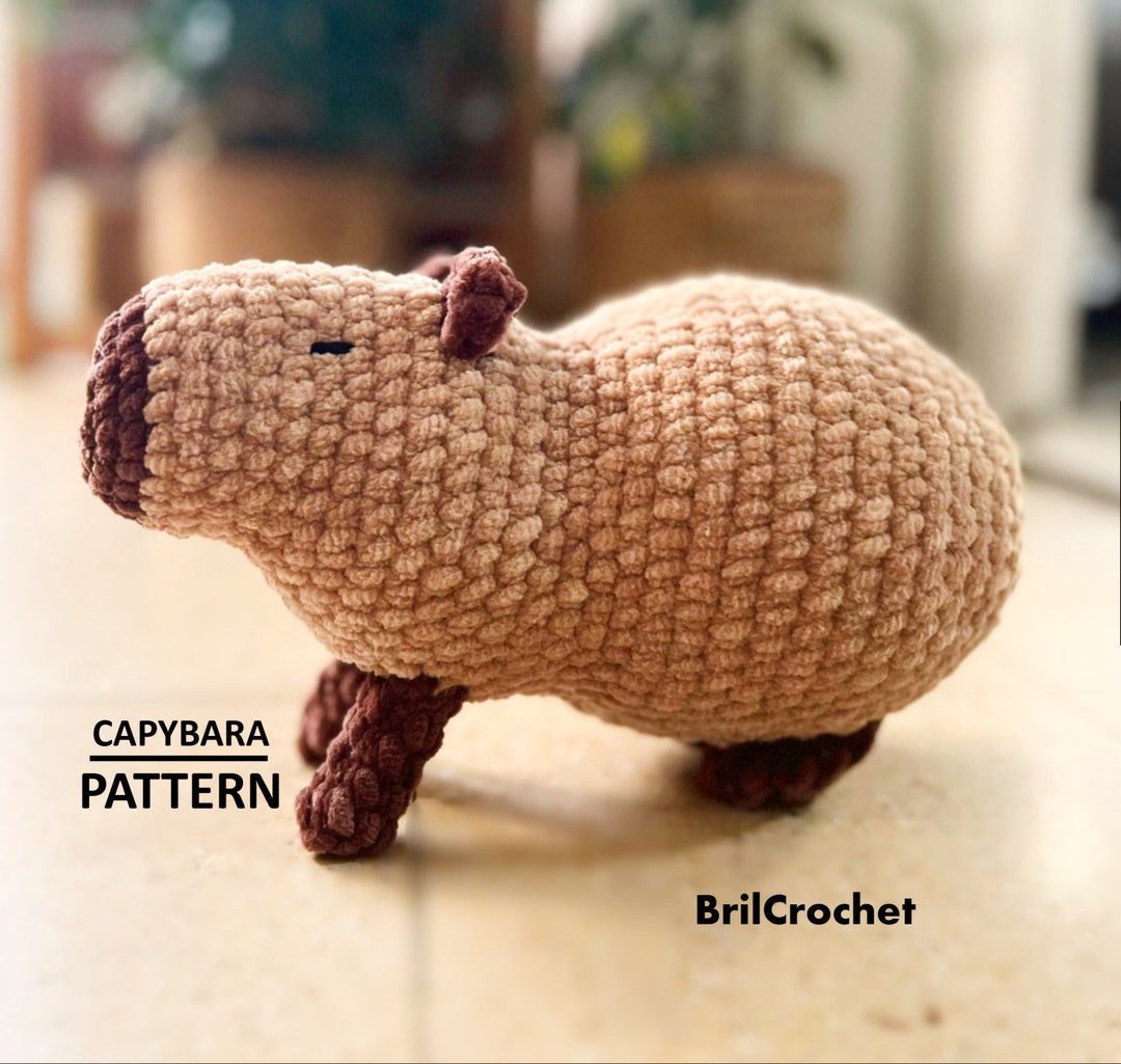 Pattern Capybara Crochet Amigurumi Create Your Own Adorable Small ...