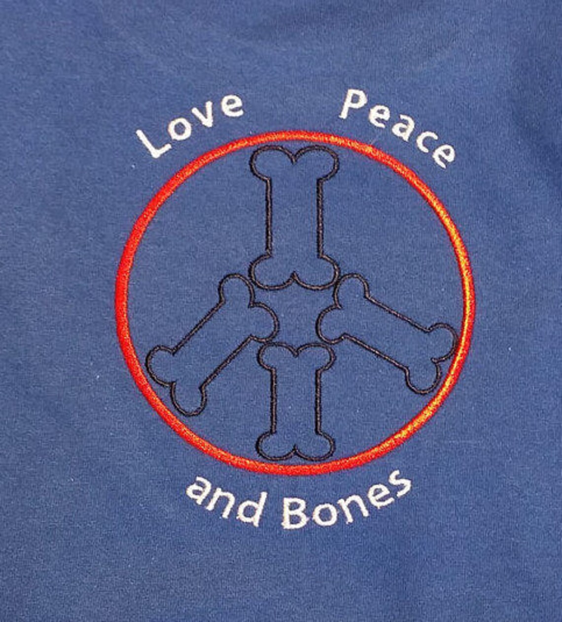 Love Peace and Bones Peace Sign Design-instant Download-digital ...