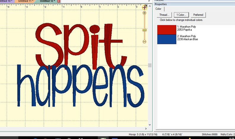 Spit Happens Embroidery Design-instant Download-digital - Etsy