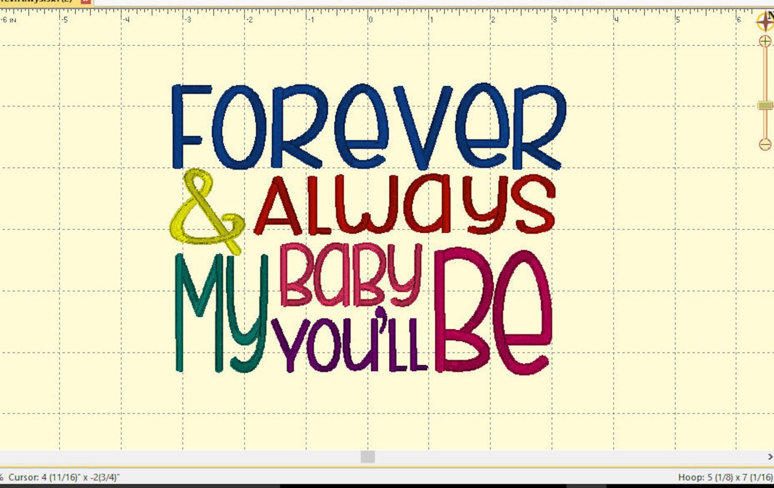 Forever and Always-forever and Always My Baby You'll Be - Etsy