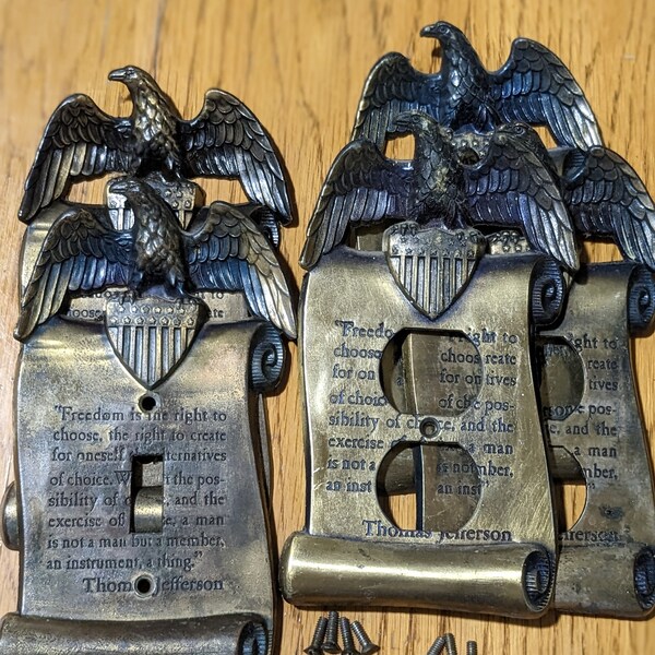 Vintage Brass Eagle - Etsy