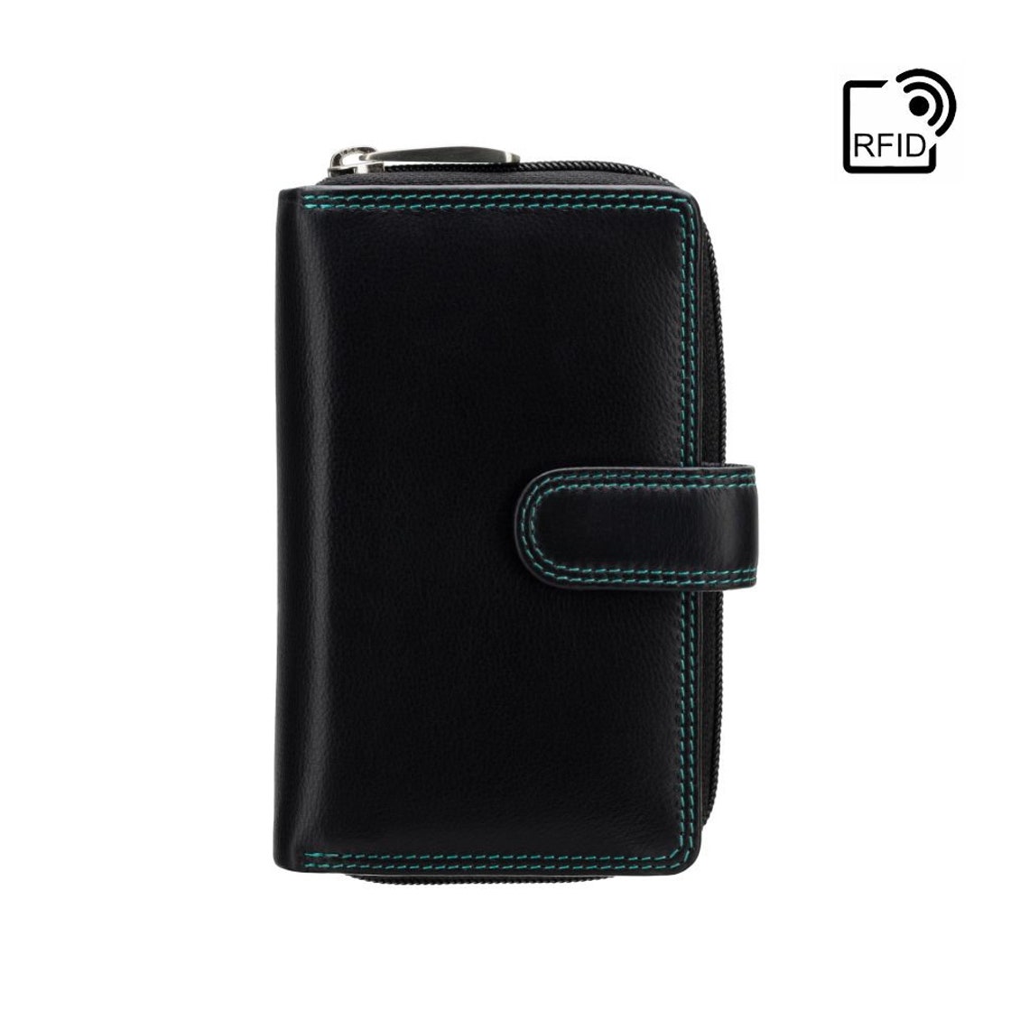 Woman Purse in Black/aqua Ladies Wallet Womens Wallets - Etsy