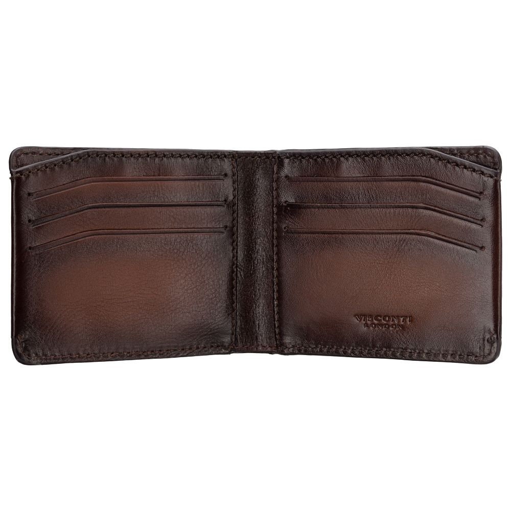 Vespa VISCONTI RFID Super Slim Leather Wallet Burnish Tan | Etsy