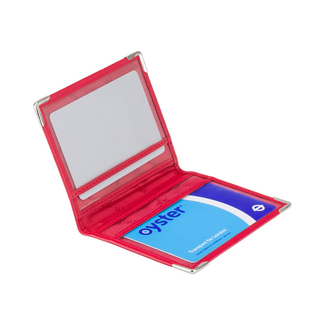 Visconti TC5 - Red - Travel Card Holder - Super Slim Leather Card ...
