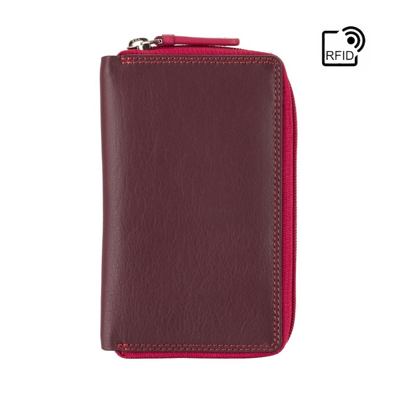 Sweet RFID Purse in Plum - Rainbow Collection - Aruba - Cash & Coin ...