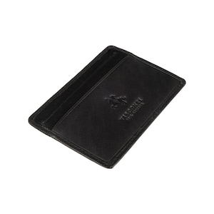 Reese - Black Minimal and Slim Leather Card Holdei Slim Wallet - Super ...