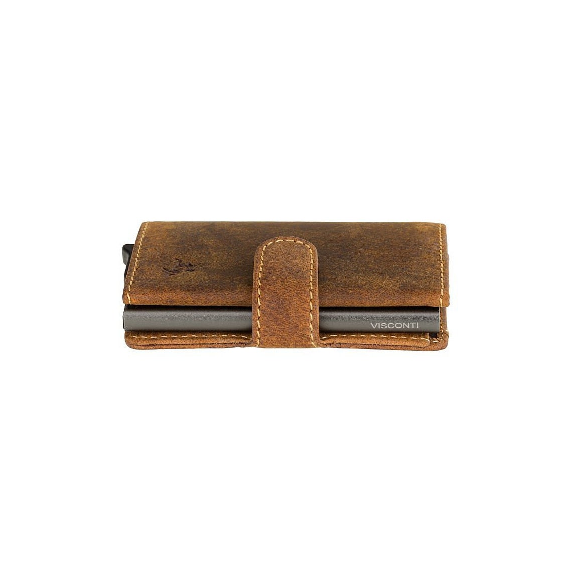 Pop Out Ejector Card Wallet by VISCONTI - Fireblade - RFID Slim Leather ...