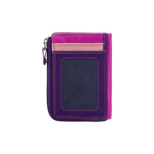 Colourful Purple Card Case for Women / Ladies - Rainbow Collection ...