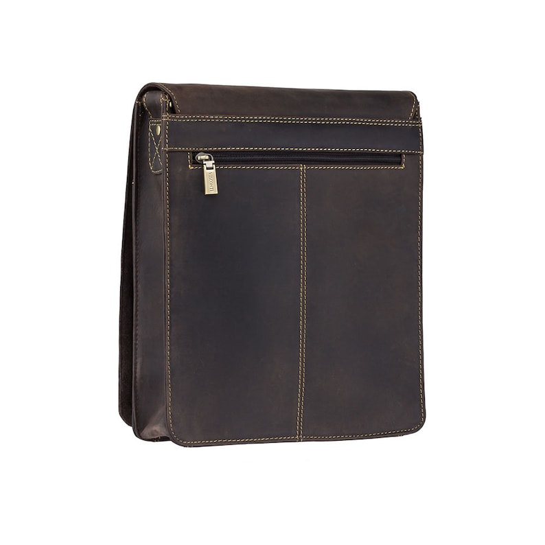 Portrait Reporter Bag - Oiled Brown - Leather Portrait Messenger Bag ...