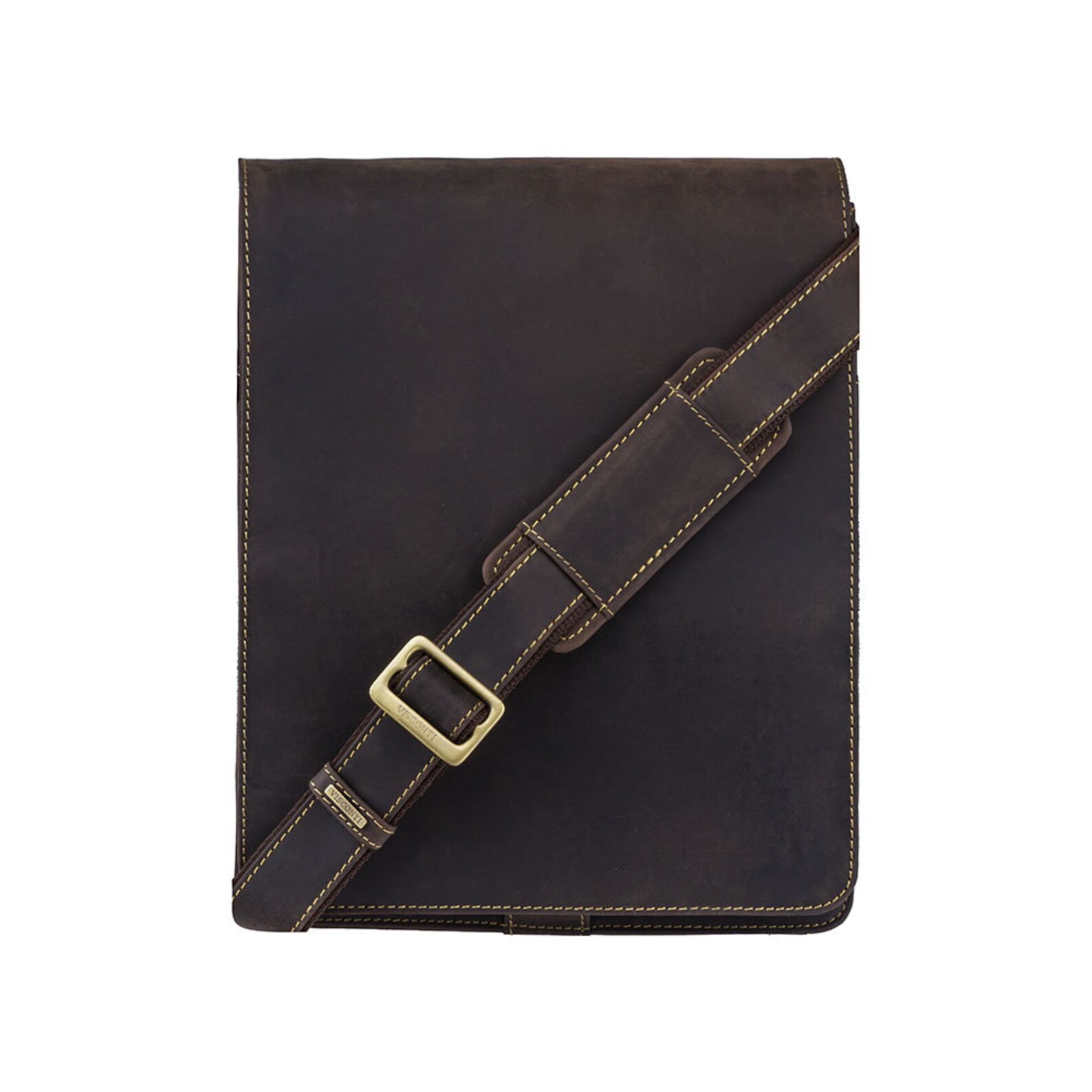 Portrait Reporter Bag - Oiled Brown - Leather Portrait Messenger Bag ...