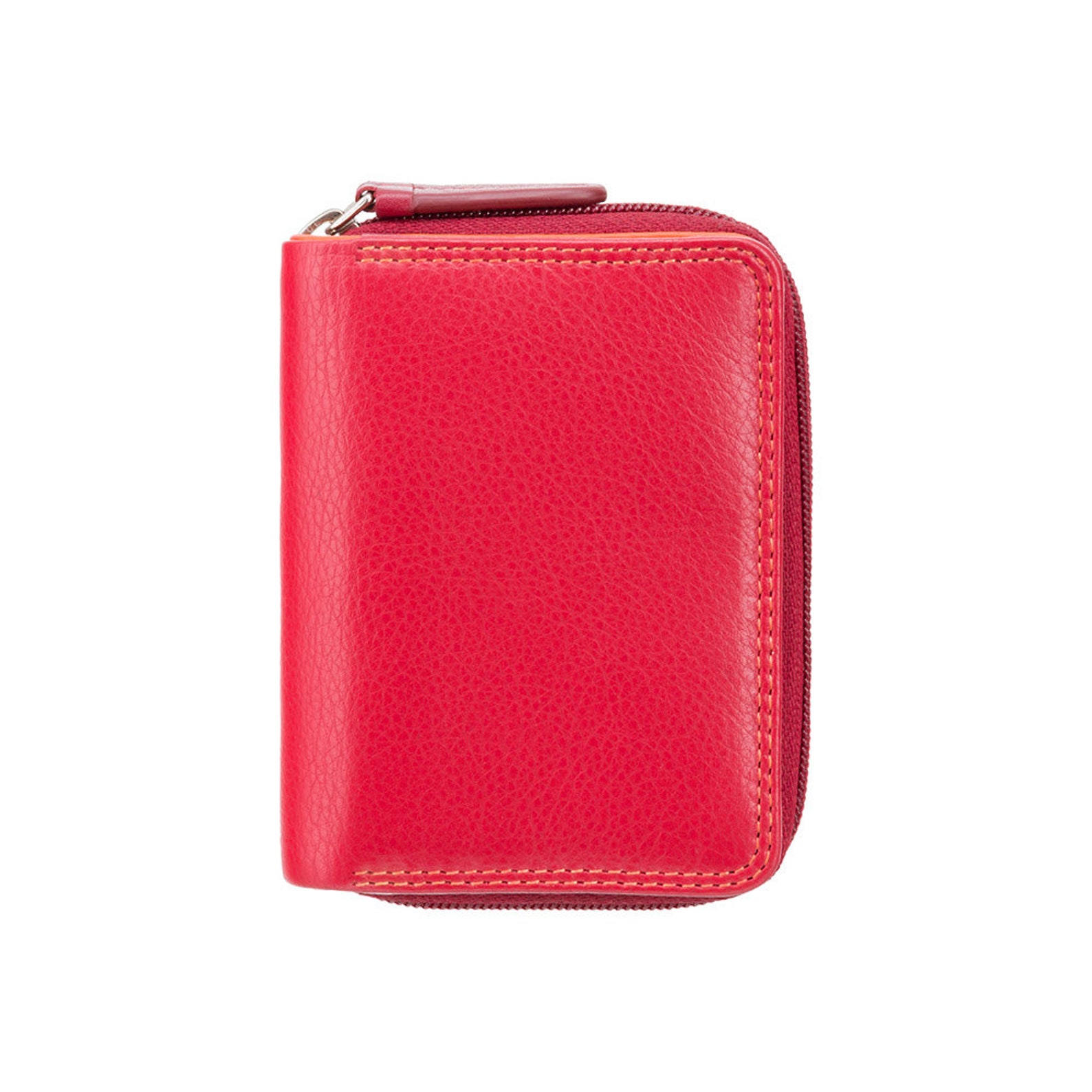 Small Leather RFID Purse Rainbow Collection Red Large - Etsy