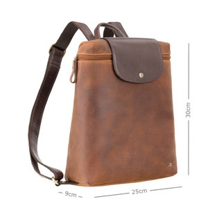 VISCONTI Leather Backpack - Leather Rucksack - Genuine Leather Bag ...