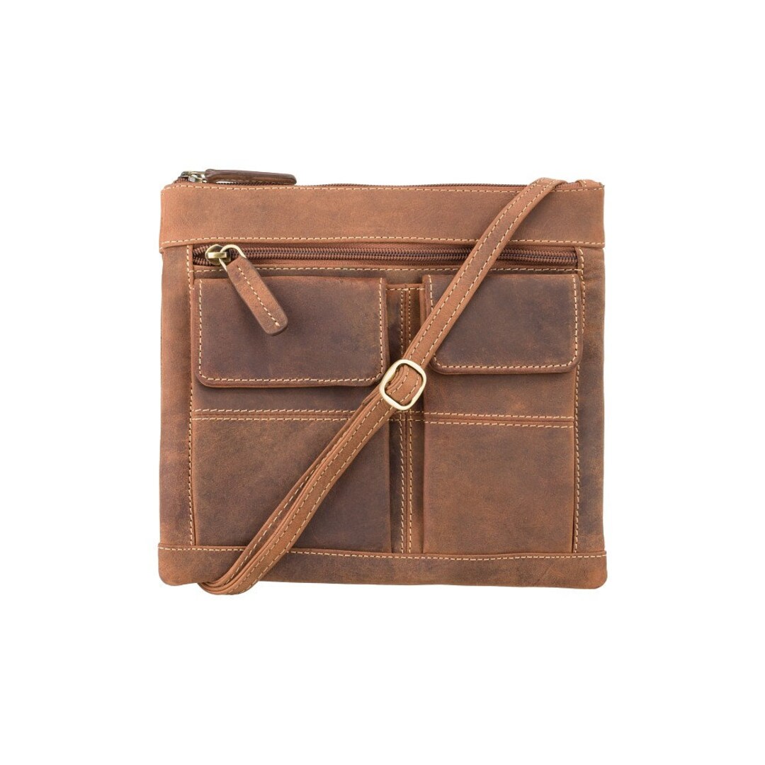 VISCONTI Sling Bags Collection - 18608/A - Oiled Tan - Leather Bag for ...