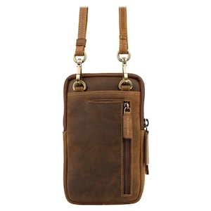 Travel Neck Pouch / Small Cross Body Mobile Bag / Small Travel Pouch ...